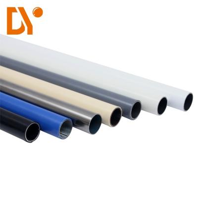 China Q235 pe / abs coated colorful 28mm Lean Pipe Flexible Pipe Tube For Factory Workbench for sale
