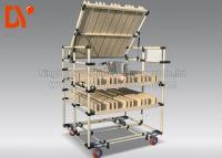 China Workshop Heavy Duty Work Cart  , Industrial Metal Naterial Tool Work Cart for sale