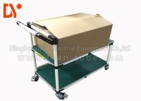 China Hand Pushed Tote Cart Aluminium Profile Cold Welded Pipe 28mm Diameter for sale