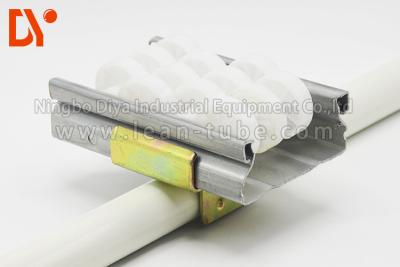 China Work Table Plastic Roller Track Customized Length Anti - Corrosion For Decoration for sale