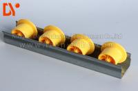 China Structural Sliding Gravity Roller Track System PU Wheel Corrosion Resistance for sale