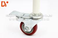 China Pipe Equipments Anti Static Caster Wheels Small Size Lightweight With Brake for sale