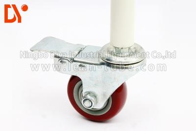 China Pipe Equipments Anti Static Caster Wheels Small Size Lightweight With Brake for sale