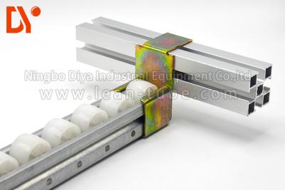 China White / Yellow Metal Roller Track Recycling Anti Corrosion Long Service Life for sale