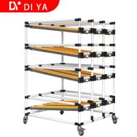 China Modular system Industrial Lean Pipe Racking System Shelf for sale