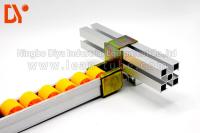 China Assemble Line Roller Track Fluent strip , Small Roller Track Yellow Color for sale