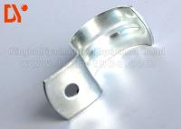 China Castor Steel Pipe Clamps , Pipe Brackets Clamps With Steel Plate Extrusion for sale