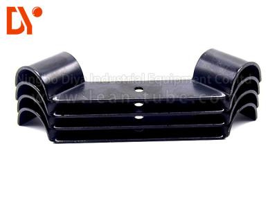 China Metal Lean Tube Connector , Cold Welded Pipe Support Clamp Anti - Rust for sale