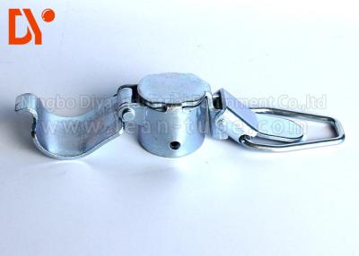 China Black Color Pipe Clamp Clip Metal / Plastic Material ISO9001 Certification for sale