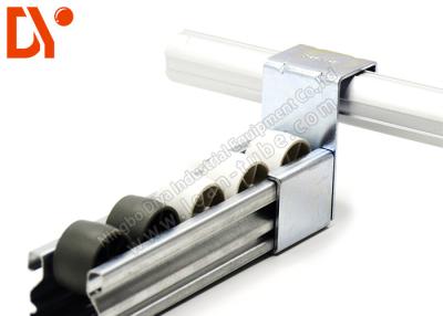 China DY04 Assemble Line Sliding Track Hardware Roller Track Connector / Fittings for sale