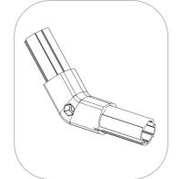 China High Quality Aluminium  Joint Connector for 28mm lean pipe for sale