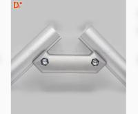 China Double Sided 45 Degree Reinforced Od28mm ISO Aluminum Pipe Joint for sale