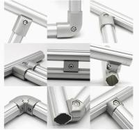 China Aluminum  Lean Pipe Connection Joint for 28mm Lean Pipe Connection for sale