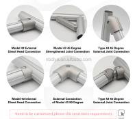 China Top Sale High Quality Customized aluminum lean Tube Joint for sale