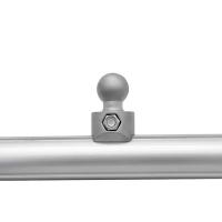 China Aluminium Lean Pipes Tubes Connectors Joints Flexible Elbow Pipe Fittings for sale