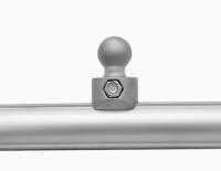 China Aluminium Lean Pipes Tubes Connectors Joints Flexible Elbow Pipe Fittings for sale