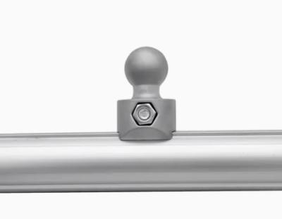 China Aluminium Lean Pipes Tubes Connectors Joints Flexible Elbow Pipe Fittings for sale