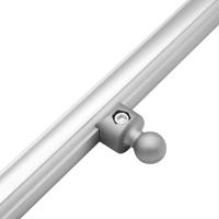 China Aluminium Lean Pipes Tubes Connectors Joints Flexible Elbow Pipe Fittings for sale