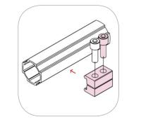 China Aluminum Lean Pipe Fitting Accessories for 28mm Pipe Connector for sale