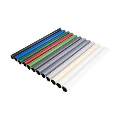China H2808 Diameter 28mm colourful PE Coated kaizen steel lean pipe for Flexible assembly worktable for sale