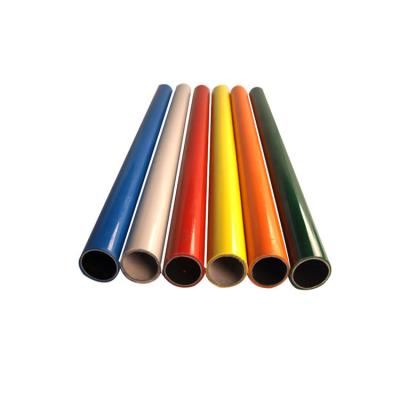 China Factory Specialized Dimension 28mm PE Coating Coated  Lean Pipe Goblin Pipe Lean Kaizen Pipe for sale