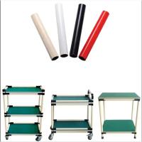 China Lean pipe PE coated pipe for heavy duty rack work bench hand trolley assemble tube with joint for sale