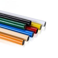 China 28mm PE plastic coated lean pipe cheap price ABS coated lean tube for sale