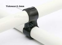 China HJ-6 Black Lean Pipe Metal Joint for Pipe Light Weight Shelving for sale
