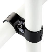 China HJ-6 Black Lean Pipe Metal Joint for Pipe Light Weight Shelving for sale