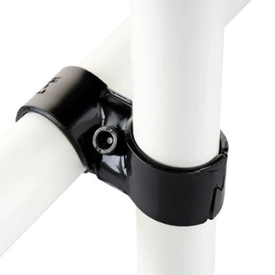 China HJ-6 Black Lean Pipe Metal Joint for Pipe Light Weight Shelving for sale