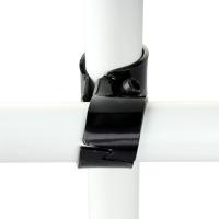 China HJ-6 Black Lean Pipe Metal Joint for Pipe Light Weight Shelving for sale