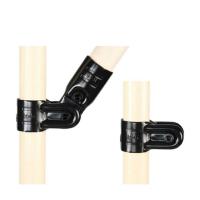 China Customization Lean Tube Connector 45 Degree Angle Metal Joint Fittings for Pipe System HJ-7 for sale