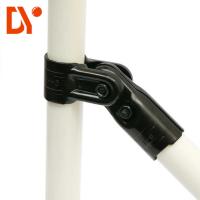 China Customization Lean Tube Connector 45 Degree Angle Metal Joint Fittings for Pipe System HJ-7 for sale
