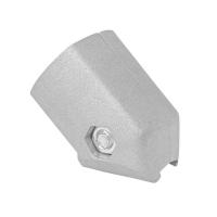 China DYJ28-A09 Lean Tube Connector 45°Joints Outer Type Aluminum Tube Aluminum Alloy Fixed Connector for sale