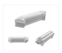 China DYJ28-A09D 45° Reinforced Joint Aluminum Alloy Lean Tube Fittings for sale