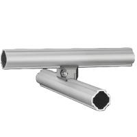 China 90° Cross Joint DYJ28-A06 Adc12 Lean Pipe Connector Sandblasting Lean Tube Joints for sale