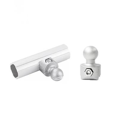China DYJ28-A18 Industrial Aluminum Structural Lean Pipe Fittings Connector System For Shelf for sale