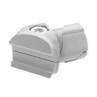 China DYJ28-B07 Aluminum Tubing Connector Lean Pipe Joint Fastener Kit 45 Degree Double Tube Built-in Joint for sale