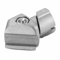 China DYJ28-B07 Aluminum Tubing Connector Lean Pipe Joint Fastener Kit 45 Degree Double Tube Built-in Joint for sale