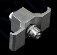 China DYE28-02 Castor Wheel Mounting Base Wheel Support Bracket For Lean Rack System for sale