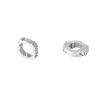 China DYE28-03 6005 T6 Aluminum Tube Fittings Lean Pipe Slider Horizontal Located Ring Slider Fixed Positioner for sale