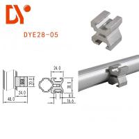 China DYE28-05 Third Generation Aluminum Lean Tube Joint Elastic Connector For Frame Board Fixing / Fittings Installation for sale