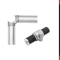 China DYE28-07 OD 28mm Lean Pipe Connector Double Tube Movable Joint Hinge Joint For Workbench for sale