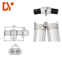 China DYE28-07 OD 28mm Lean Pipe Connector Double Tube Movable Joint Hinge Joint For Workbench for sale