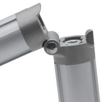 China DYE28-07 OD 28mm Lean Pipe Connector Double Tube Movable Joint Hinge Joint For Workbench for sale