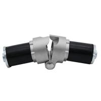 China DYE28-07 OD 28mm Lean Pipe Connector Double Tube Movable Joint Hinge Joint For Workbench for sale