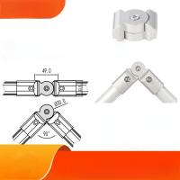 China DYE28-10 Steel Tube Aluminum OD 28mm Lean Pipe Angle Joint for sale