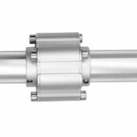 China DYE28-12 Lean Pipe Rotator Industrial Aluminum Profile Slew Bearing Roller for sale