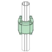 China DYE28-12 Lean Pipe Rotator Industrial Aluminum Profile Slew Bearing Roller for sale