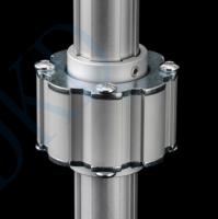 China DYE28-12 Lean Pipe Rotator Industrial Aluminum Profile Slew Bearing Roller for sale